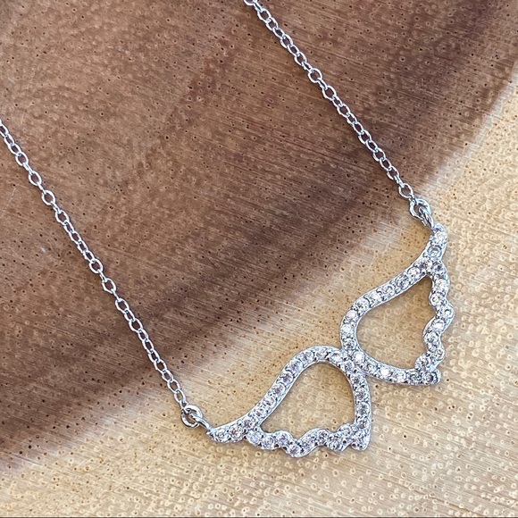 Macy's | Jewelry | Macys Neckless Angel Wings Sterling Silver | Poshmark